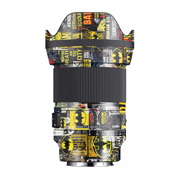 Batman Collage Sigma 50mm F/1.4 DG DN Art Sony E Camera Lens Skin