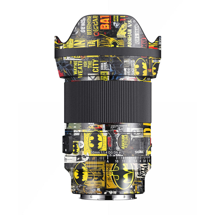 Batman Collage Sigma 50mm F/1.4 DG DN Art Sony E Camera Lens Skin