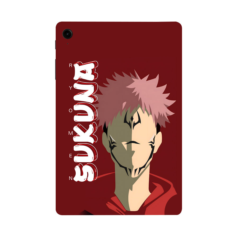 Samsung Galaxy Tab S9 Ryomen Sukuna Minimalist Anime Tablet Skins