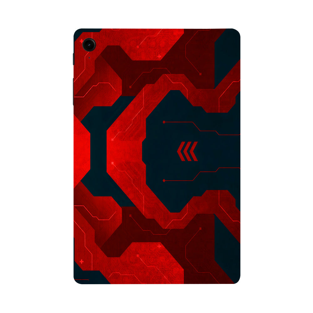 Samsung Galaxy Tab S9 FE Red Flow Tablet Skins
