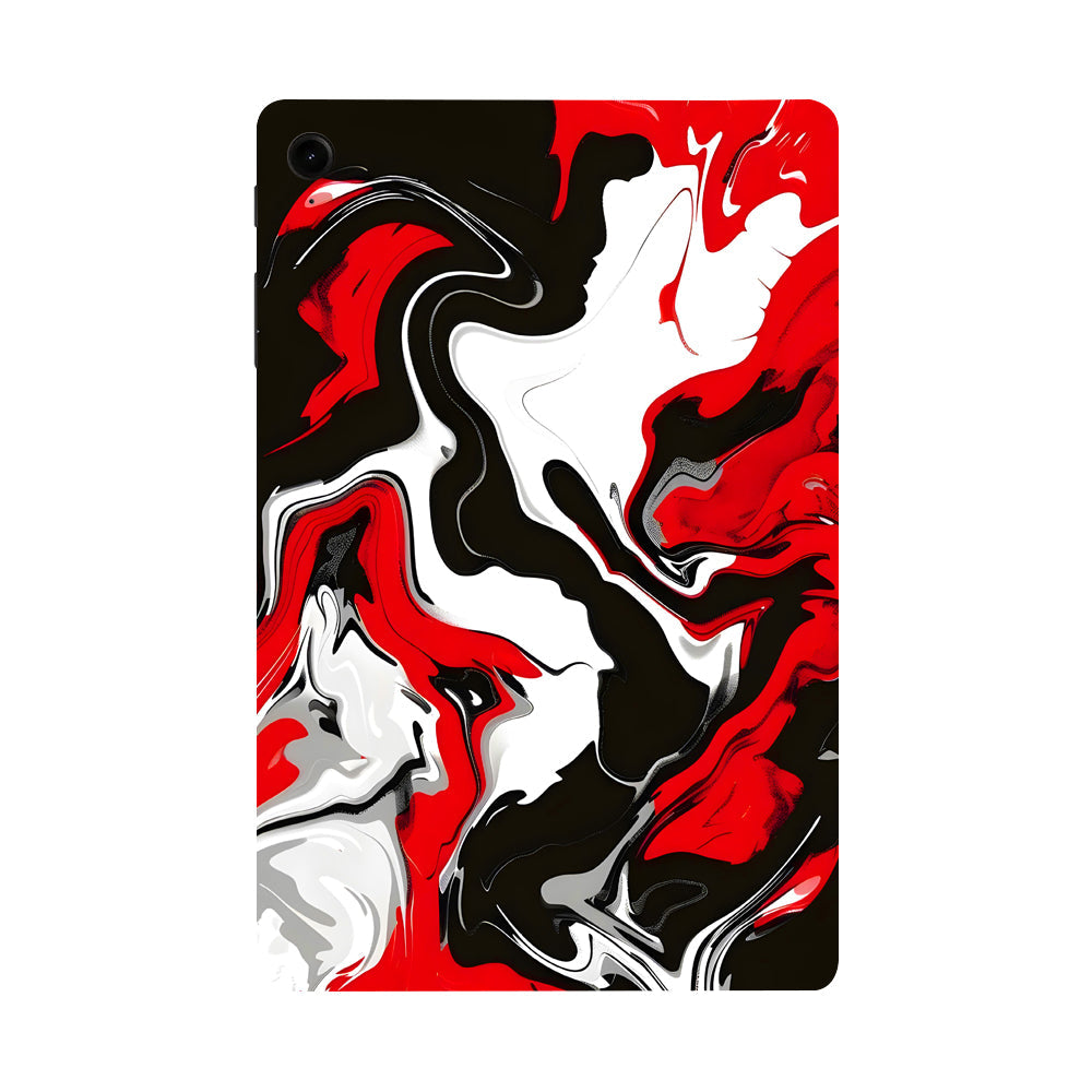 Samsung Galaxy Tab S9 FE Dynamic Red Splash Tablet Skins