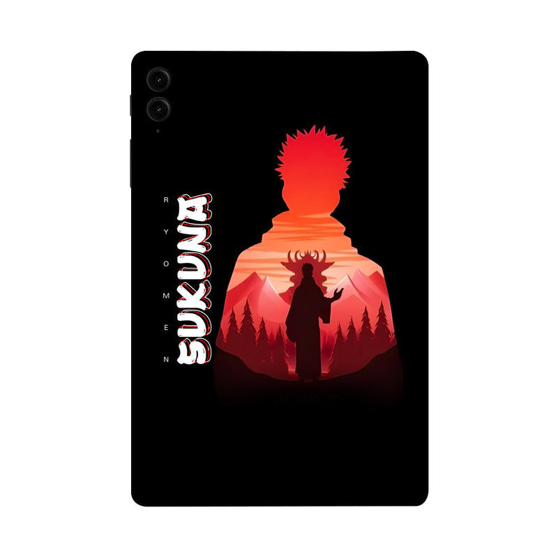 Samsung Galaxy Tab S9 FE Plus Ryomen Sukuna Silhouette Anime Tablet Sk