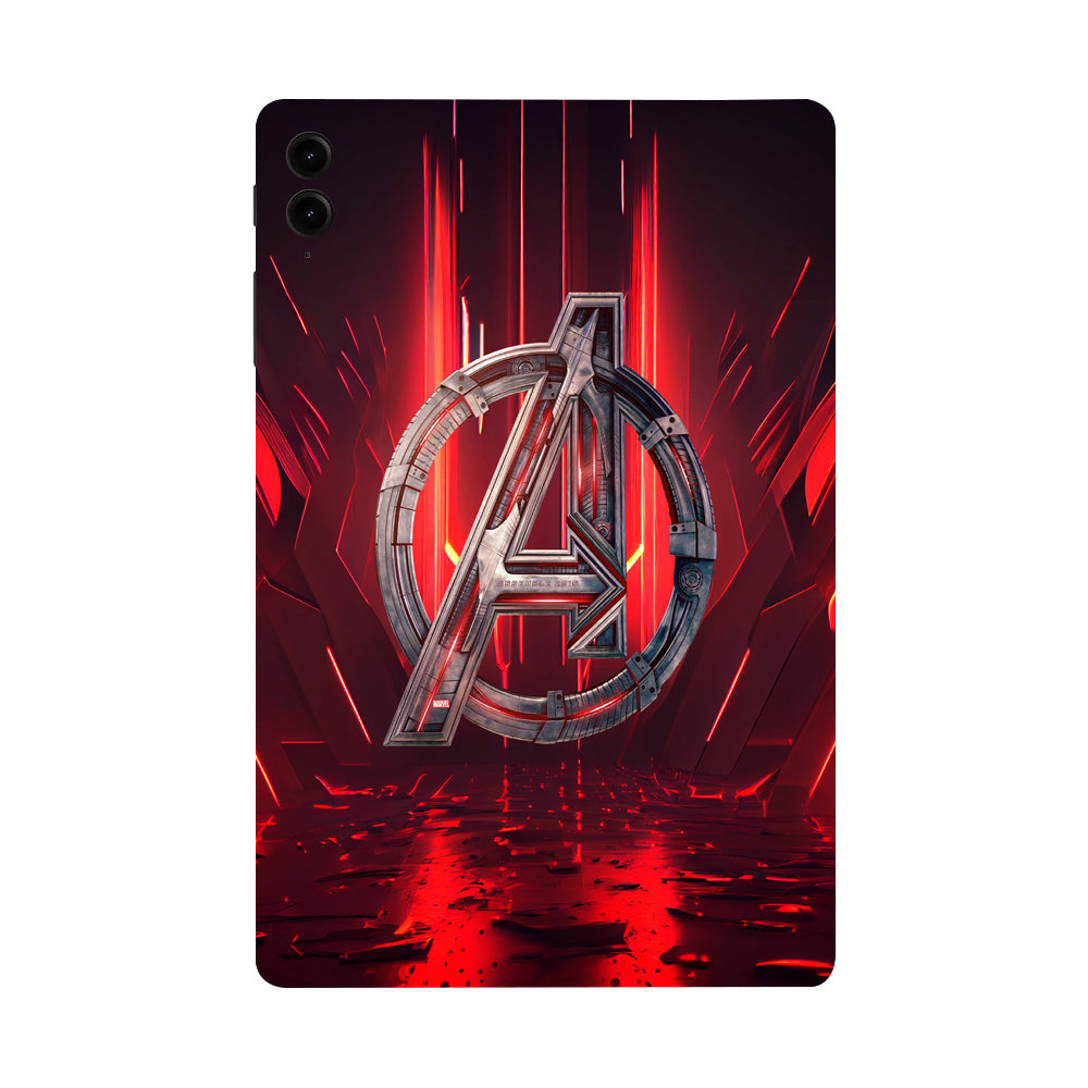 Samsung Galaxy Tab S9 FE Plus Endgame Red Logo Movies Tablet Skins