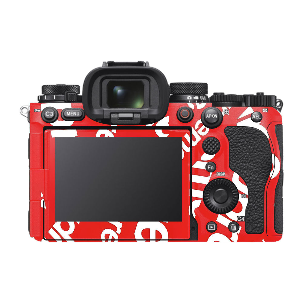 Supreme Red Sony A1 Mark II Camera Skin