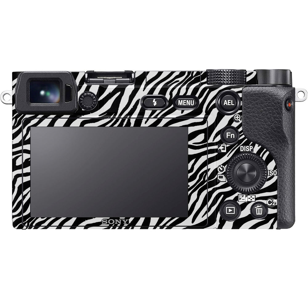 Classic Zebra Stripes Sony A6100 Camera Skins