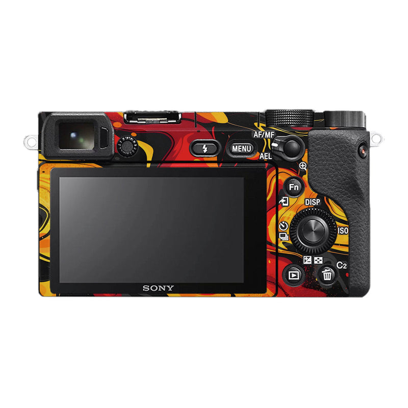 Lava Burst Sony A6400 Camera Skins