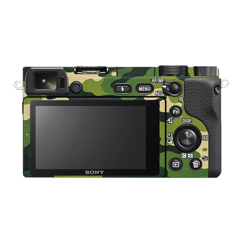 Camouflage Pattern Sony A6400 Camera Skins