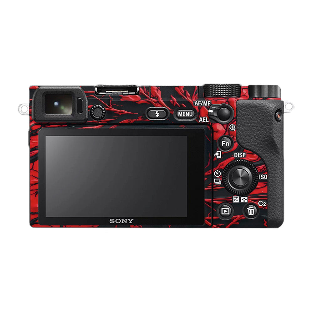 Venom Red Sony A6400 Camera Skins