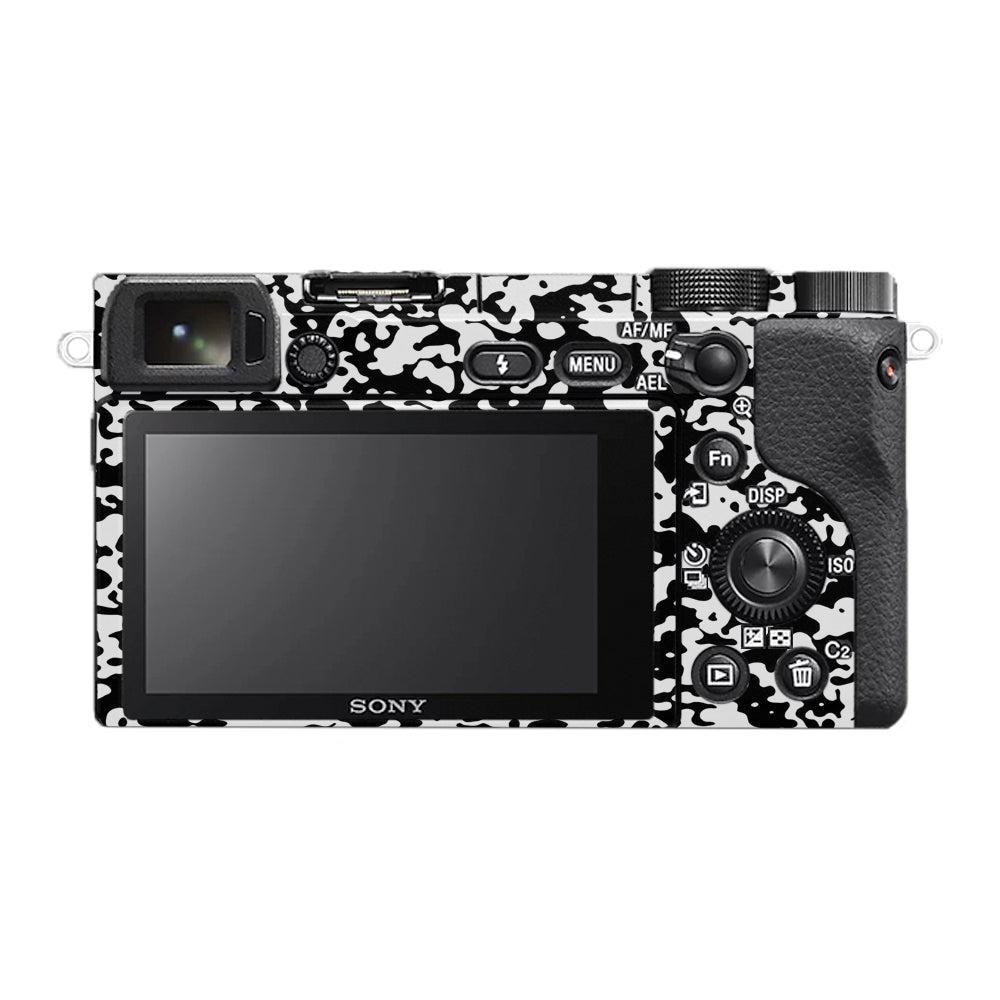 Snow Camo Sony A6400 Camera Skins