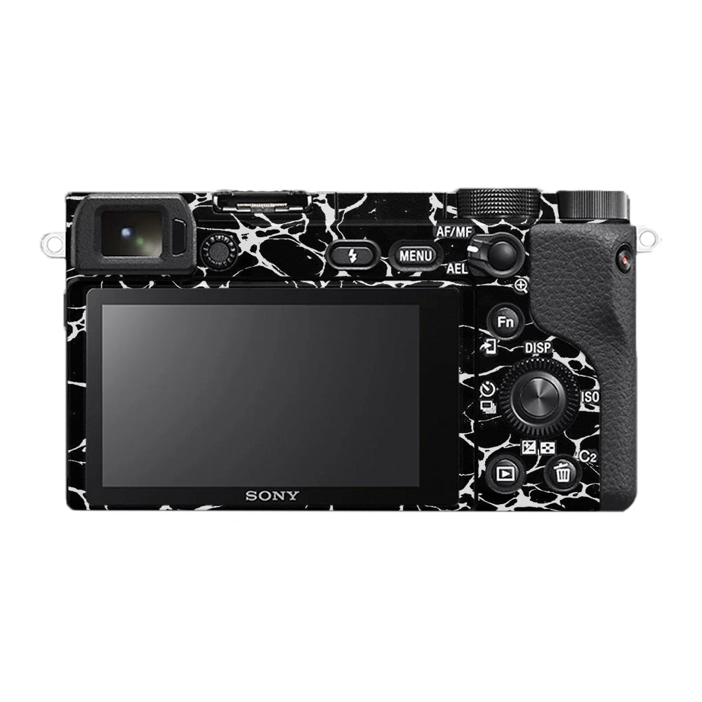 White Web Sony A6400 Camera Skins