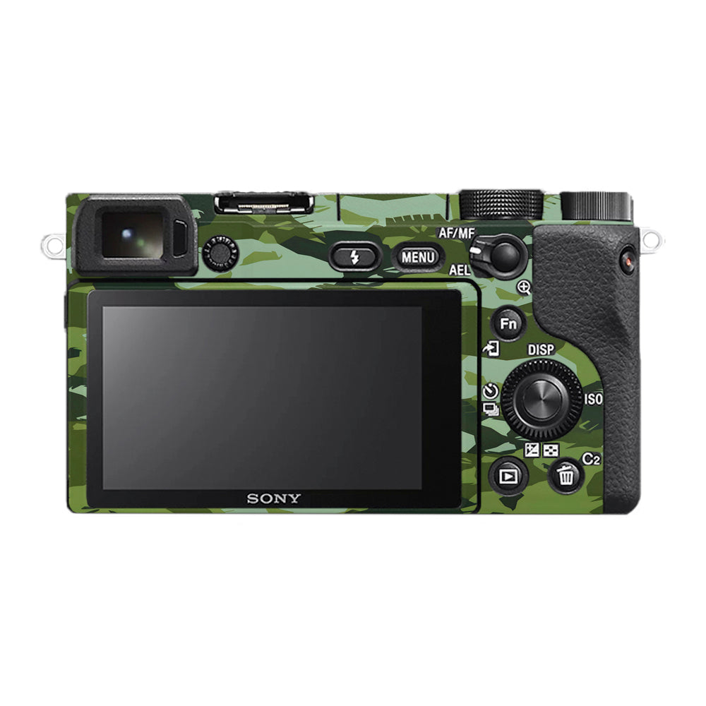 Tropic Camo Sony A6400 Camera Skins