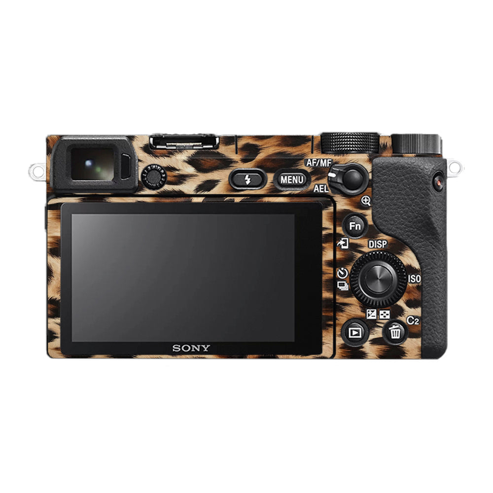 Classic Leopard Spots Sony A6400 Camera Skins