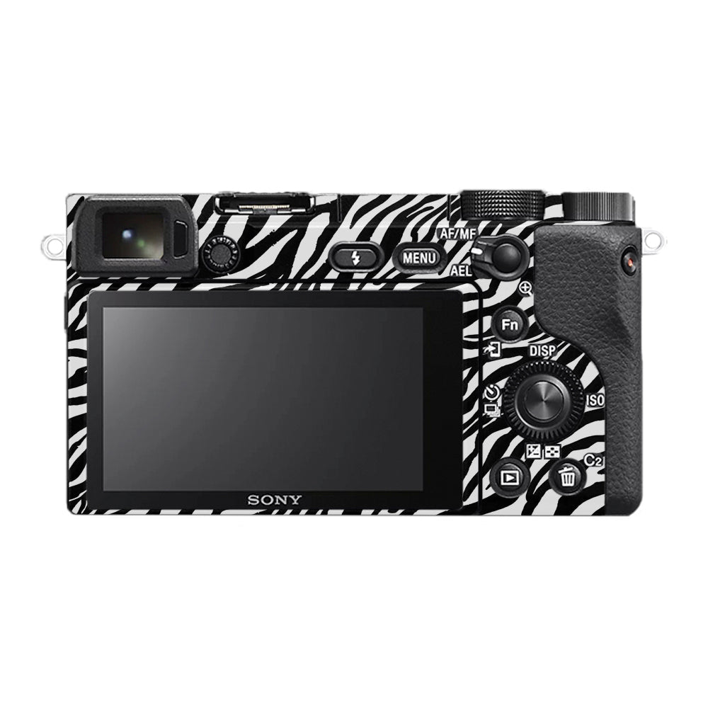 Classic Zebra Stripes Sony A6400 Camera Skins