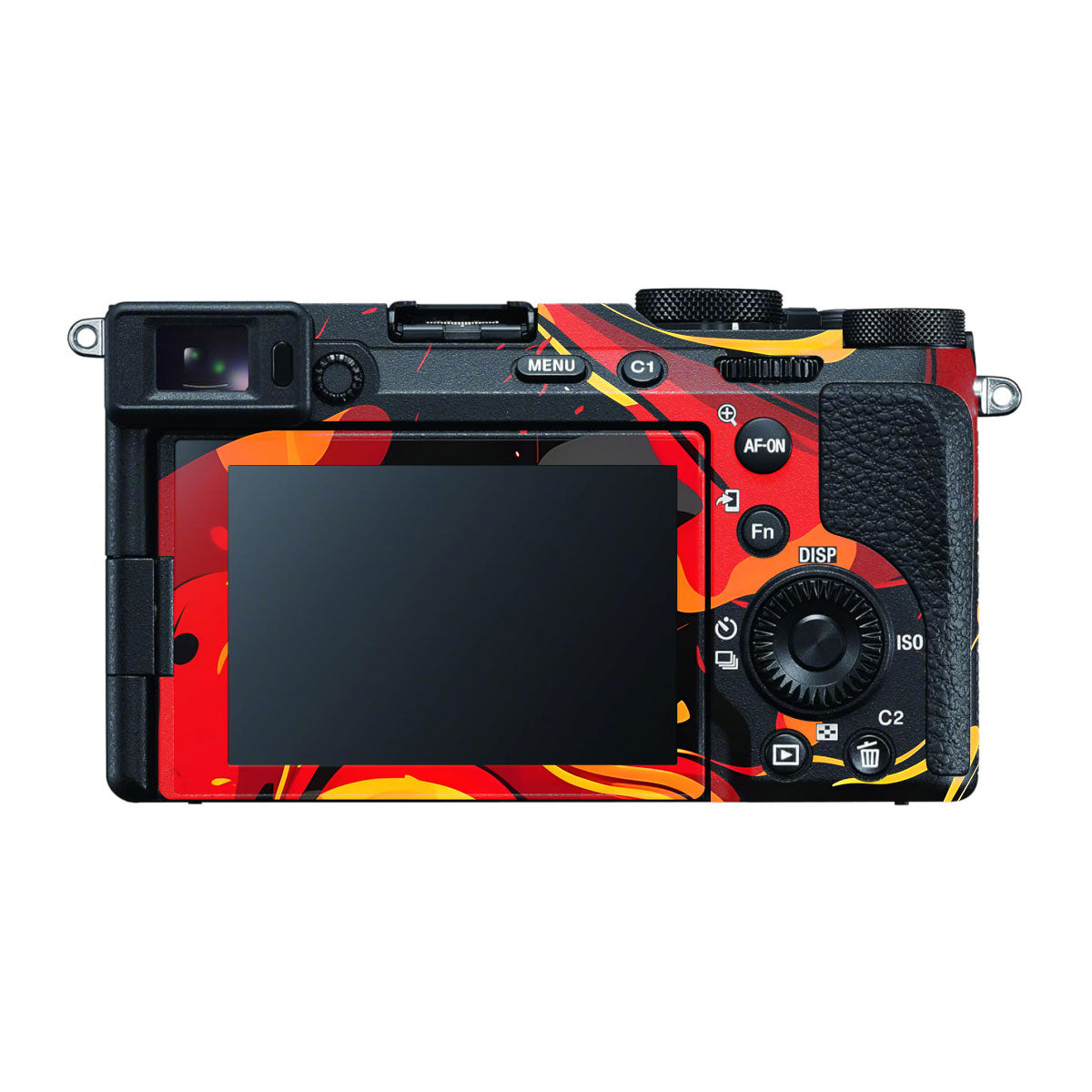 Lava Burst Sony A7 CII Camera Skins