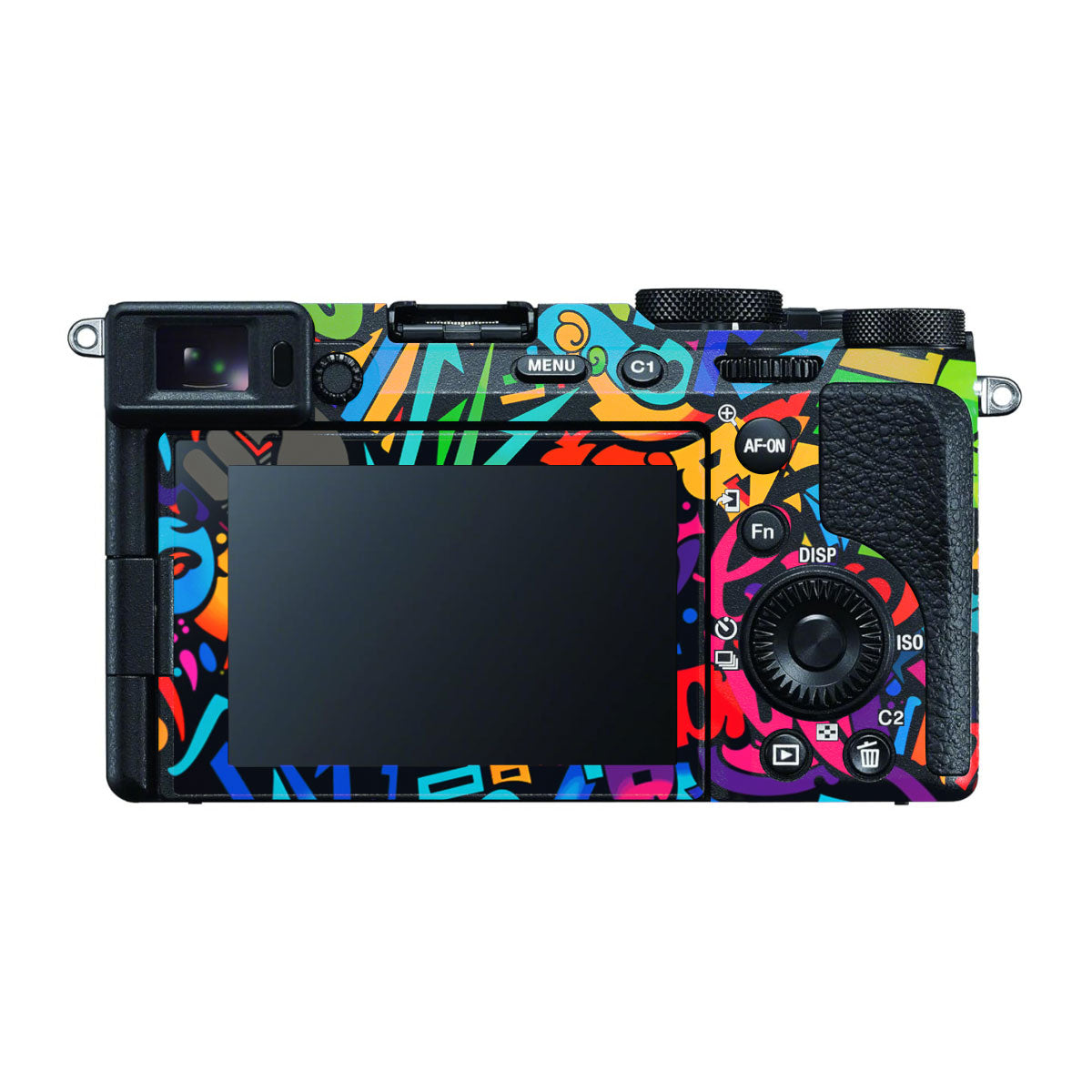 Colorful Urban Street Art Lettering Sony A7 CII Camera Skins