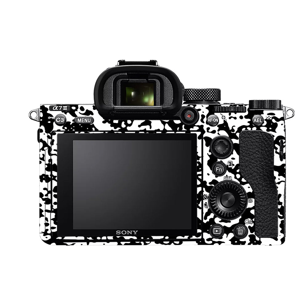 Snow Camo Sony A7MIII Camera Skins
