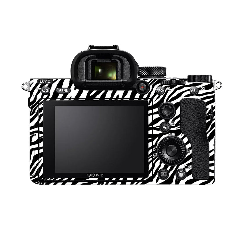Classic Zebra Stripes Sony A7MIII Camera Skins