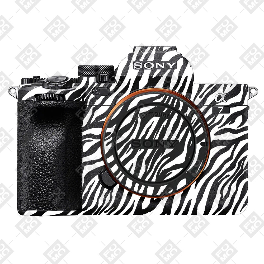 Classic Zebra Stripes Sony A7MIV Camera Skins