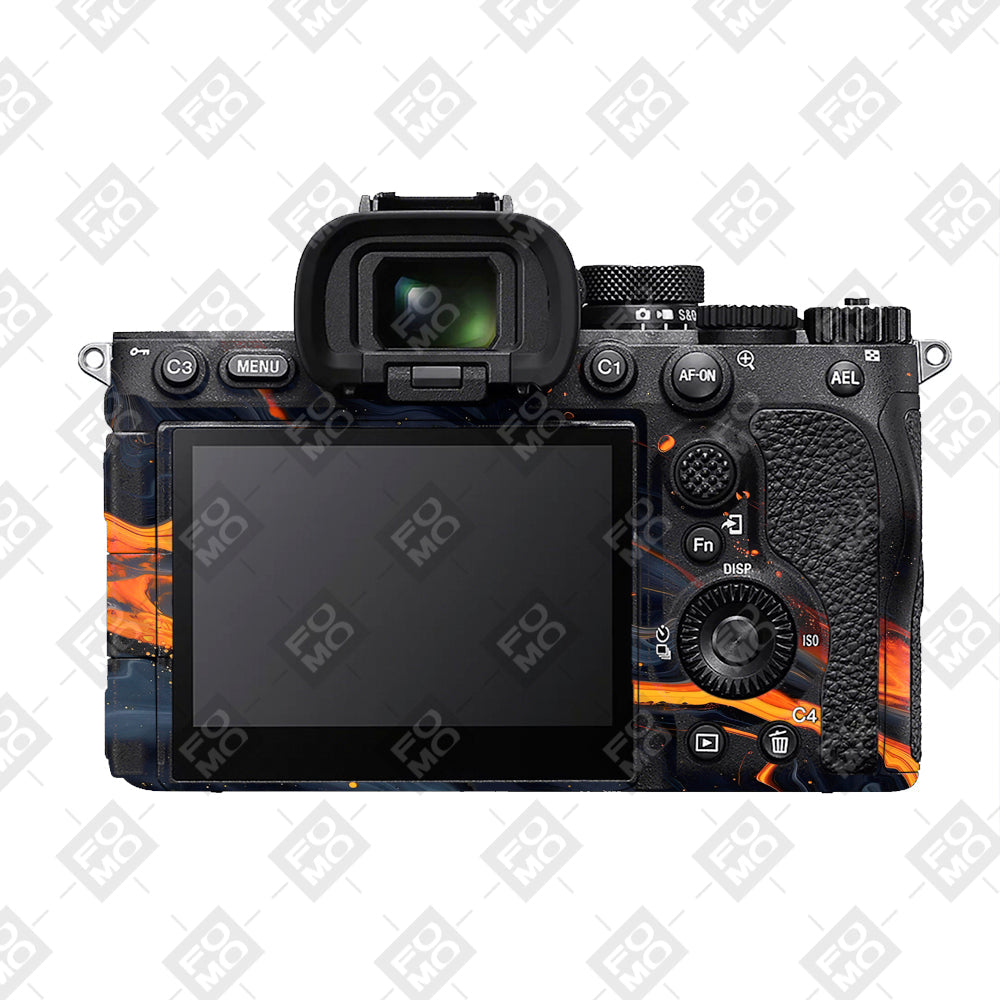 Lava Marble Sony A7RV Camera Skins