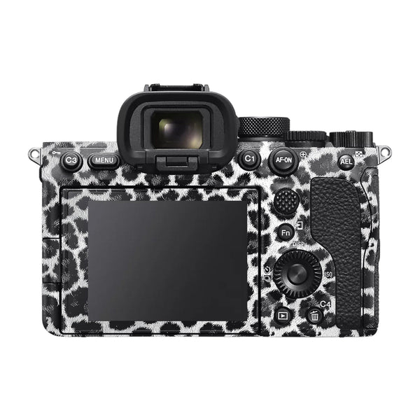 Snow Leopard Spots Sony A7 V Camera Skin