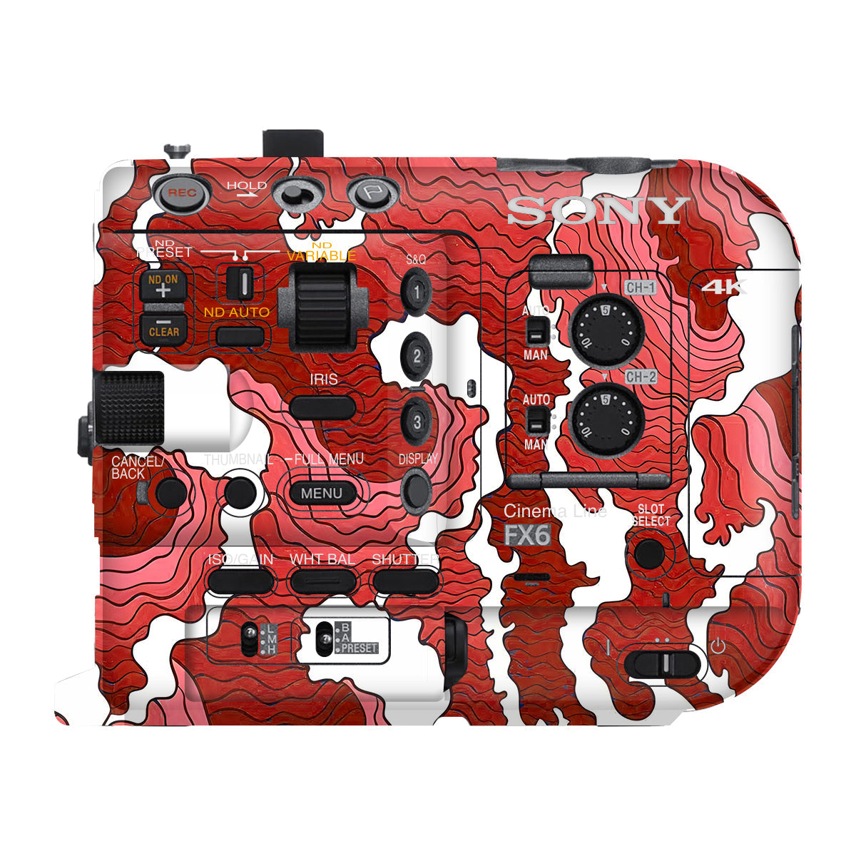 Cherry Waves Sony FX6 Camera Skin