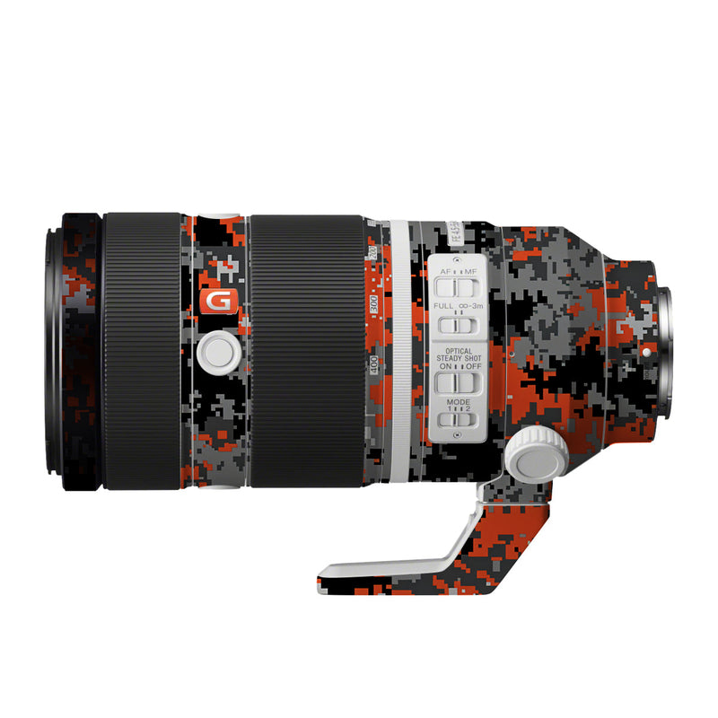 Inferno Pixel Sony FE 100-400mm F/4.5-5.6 GM OSS Camera Lens Skin