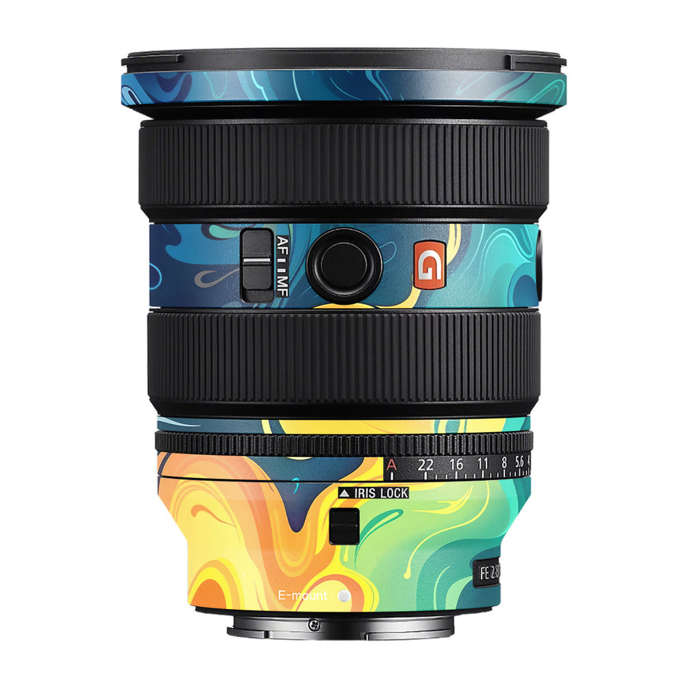 Rainbow Liquid Fusion Sony FE 16-35mm F/2.8 GM II Camera Lens Skin