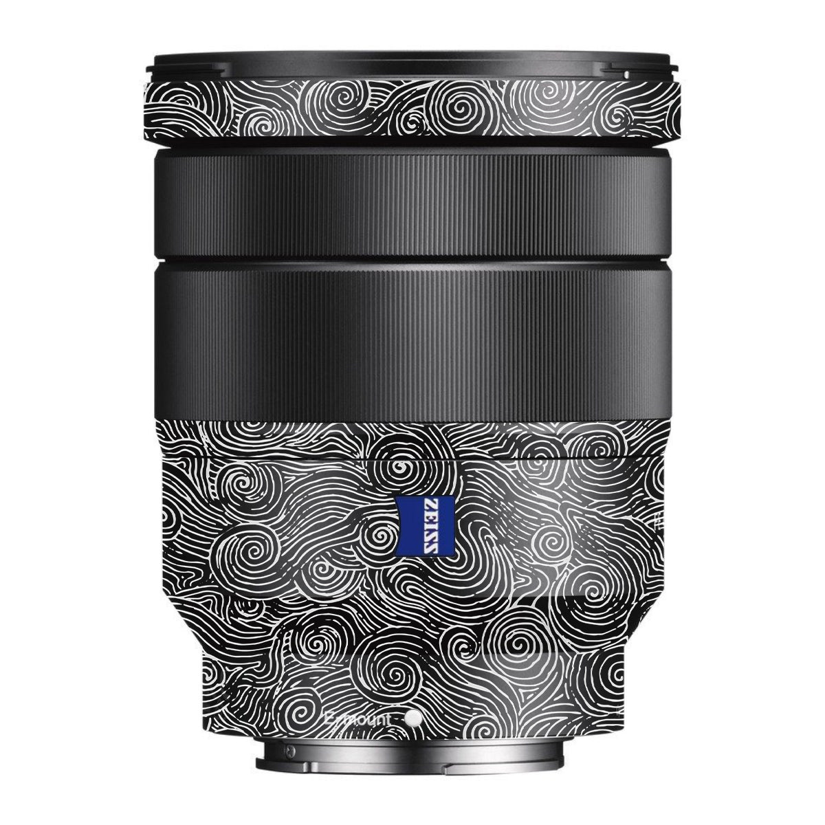 White Spirals Sony FE 16-35mm F/4 ZA OSS Camera Lens Skin