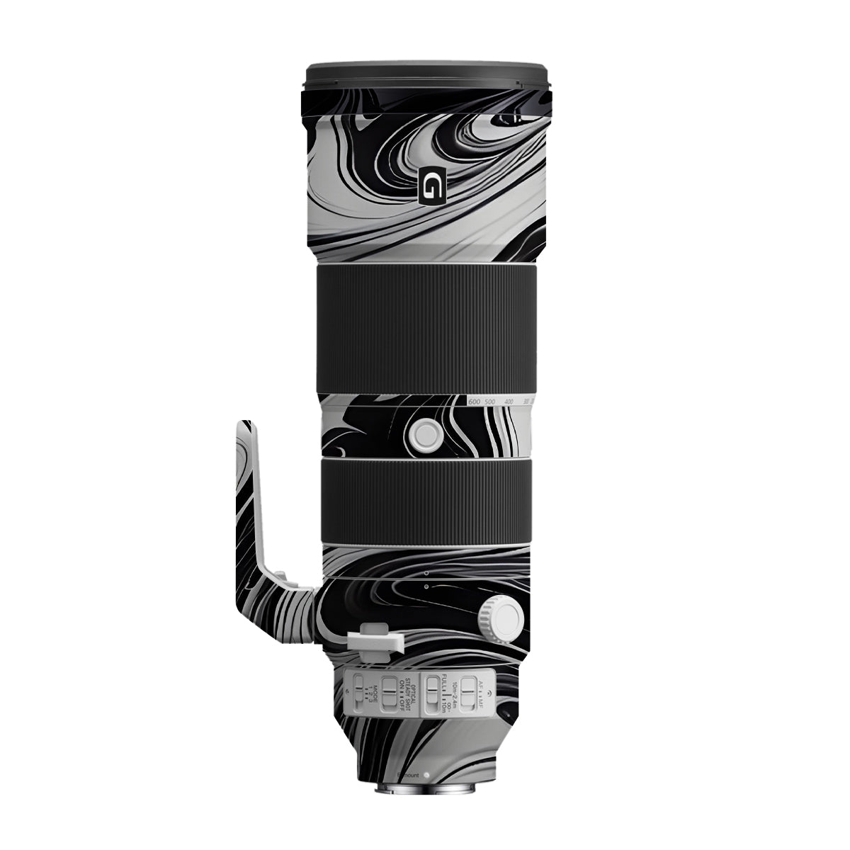Black and White Marble Sony FE 200-600mm F/5.6-6.3 G OSS Camera Lens S