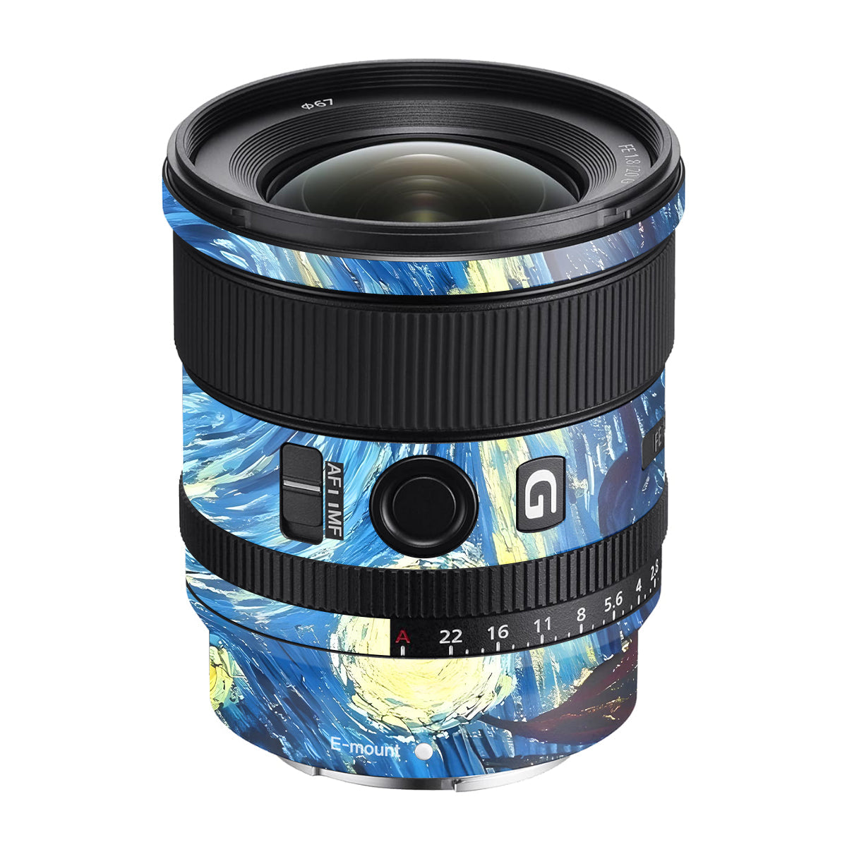 Starry Night Art Sony FE 20mm F/1.8 G Camera Lens Skin