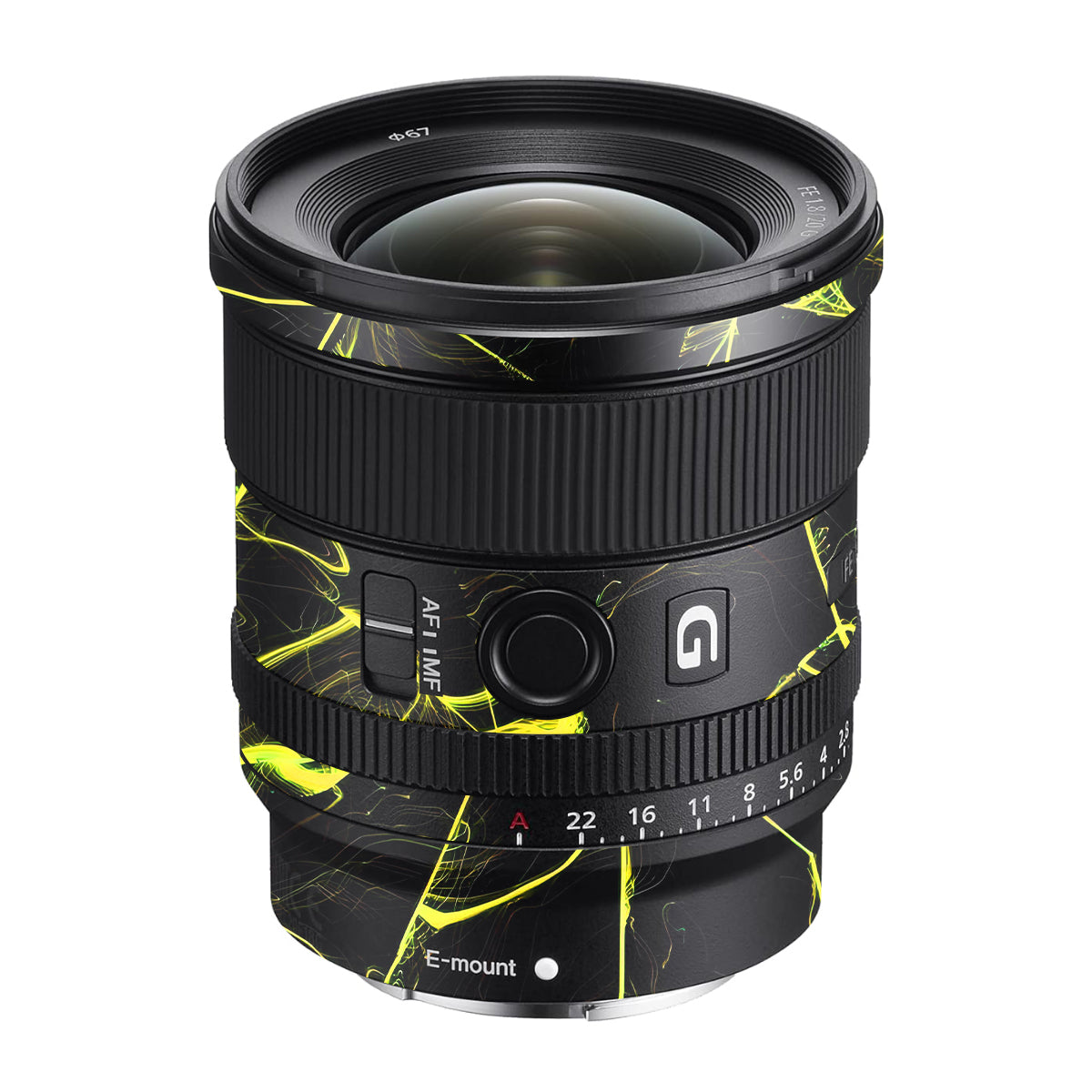 Plasma Grid Sony FE 20mm F/1.8 G Camera Lens Skin