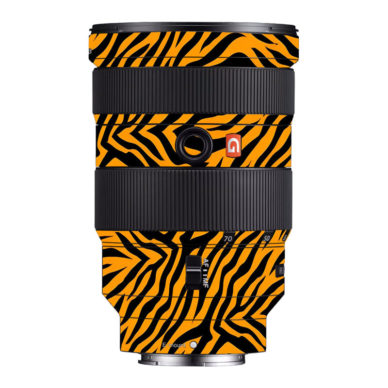 Zebra Gold Pattern Sony FE 24-70mm f/2.8 GM Camera Lens Skin