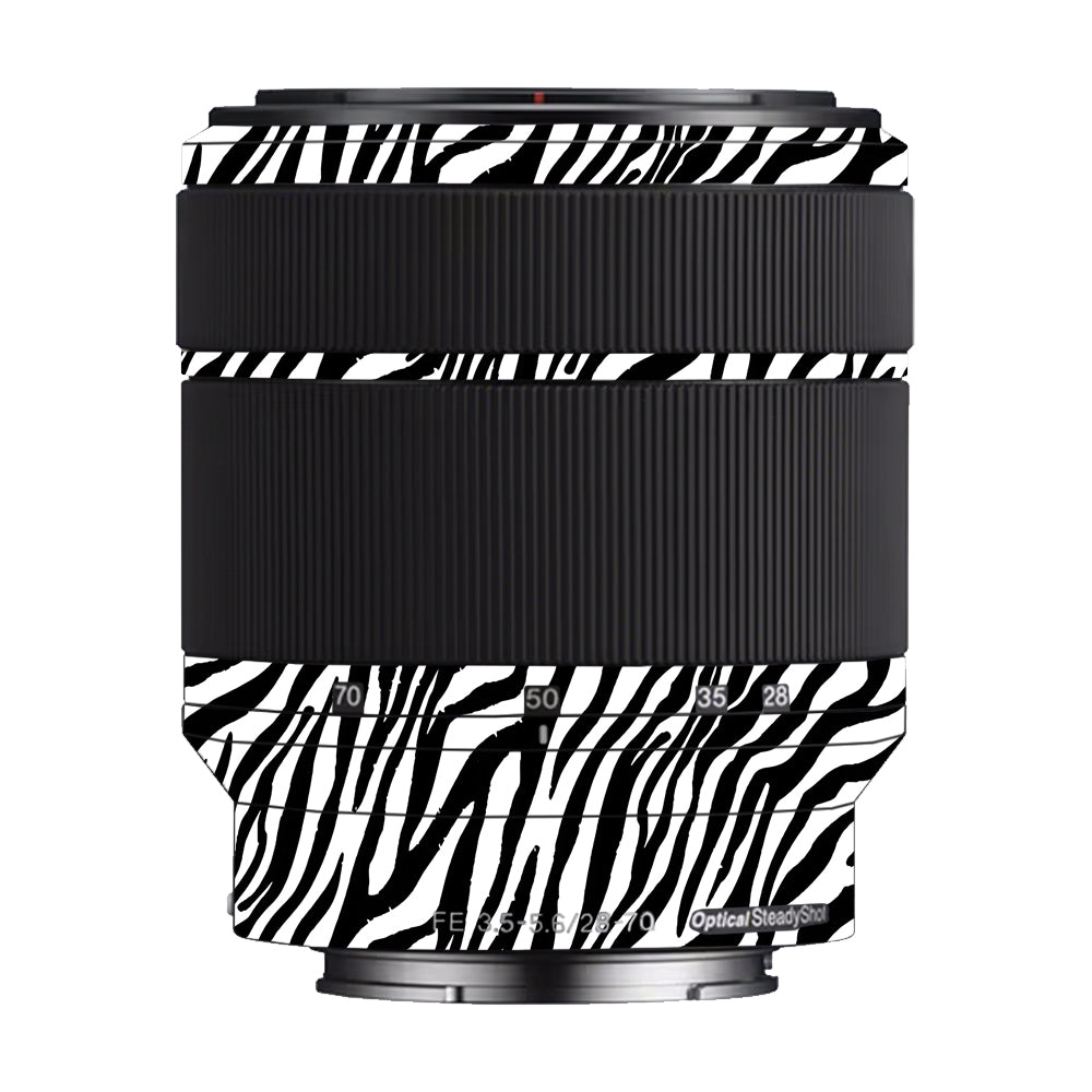 Classic Zebra Stripes Sony FE 28–70mm f/3.5–5.6 OSS Camera Lens Skin