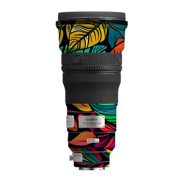 Tropical Jungle Leaves Sony FE 300mm F/2.8 GM OSS Camera Lens Skin