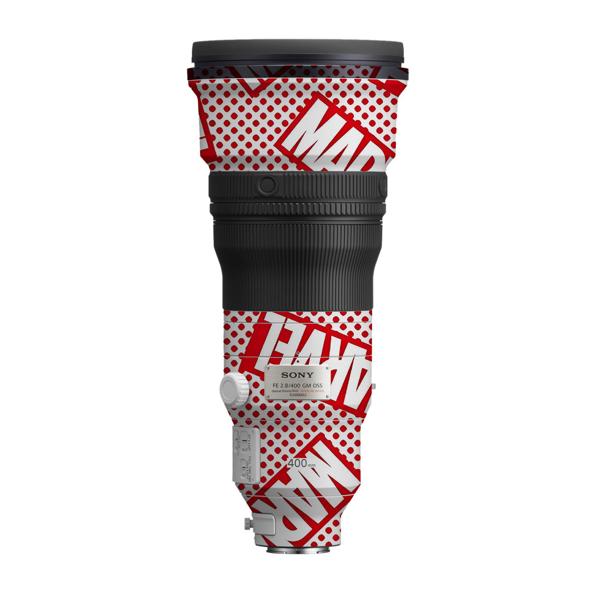 Marvel Comics Sony FE 400mm F/2.8 GM Camera Lens Skin