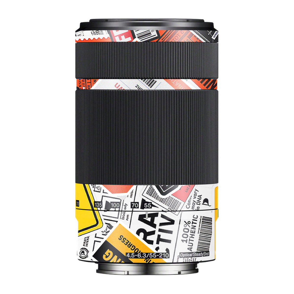 Tech Aesthetic Sticker Collage Sony E 55-210mm F/4.5-6.3 OSS Camera Le