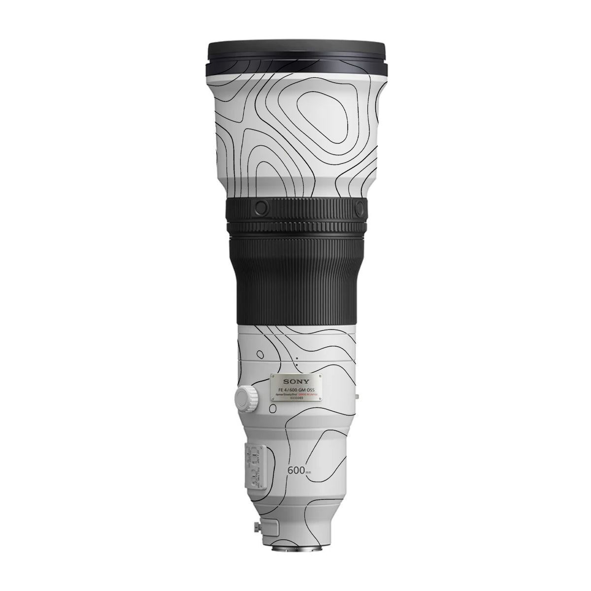 White Contour Design Sony FE 600mm F/4 GM OSS Camera Lens Skin