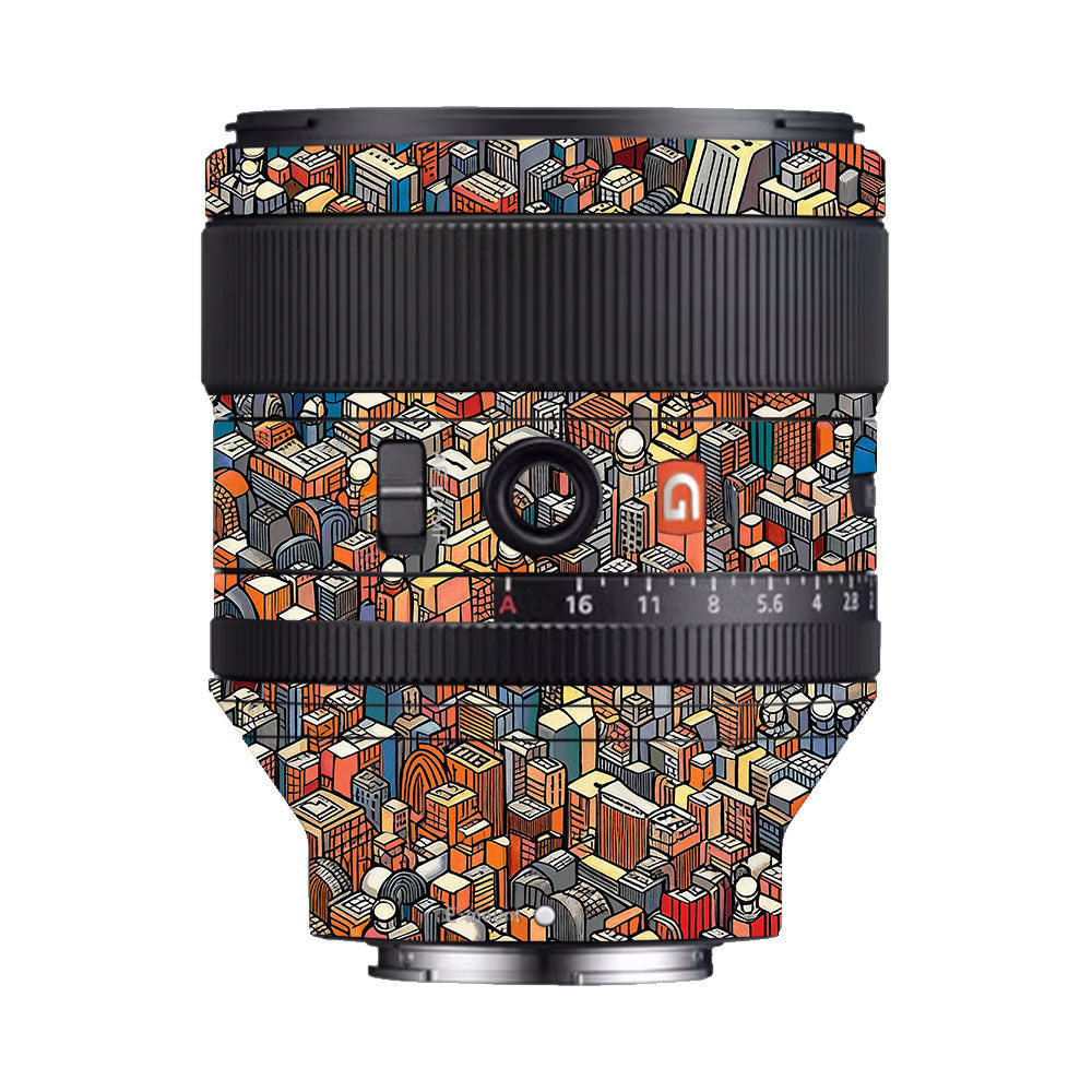 Isometric Cityscape Sony FE 85mm f/1.4 GM Camera Lens Skin