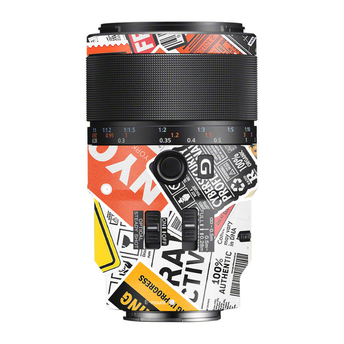 Tech Aesthetic Sticker Collage Sony FE 90mm F/2.8 Macro OSS Camera Len