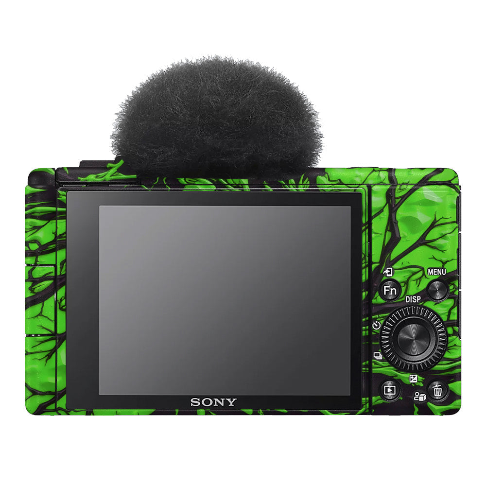 Venom Green Sony ZV-1F Camera Skins