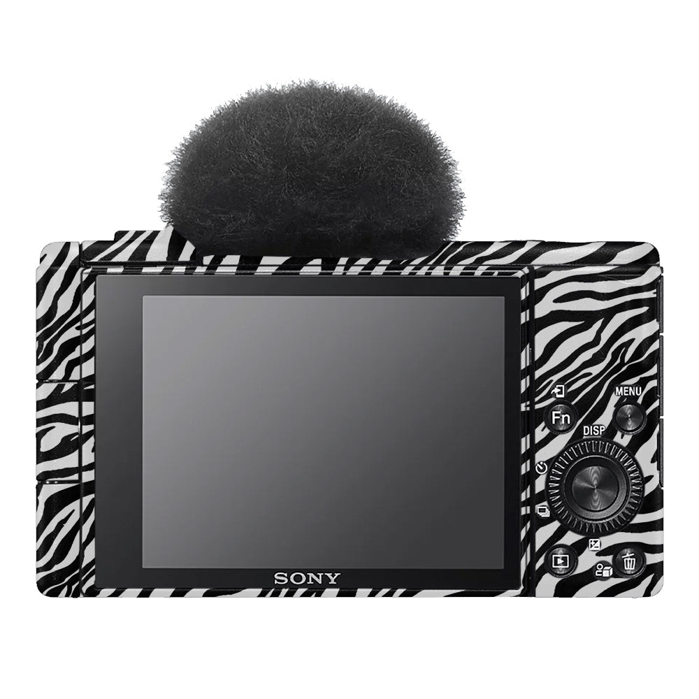 Classic Zebra Stripes Sony ZV-1F Camera Skins