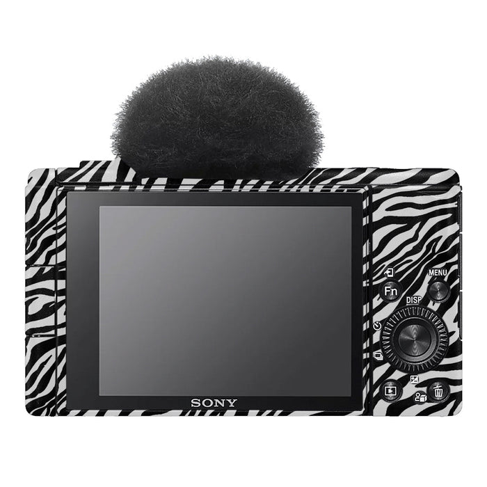 Classic Zebra Stripes Sony ZV-1F Camera Skins