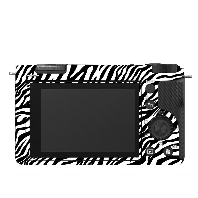 Classic Zebra Stripes Sony ZV-E10 Camera Skins