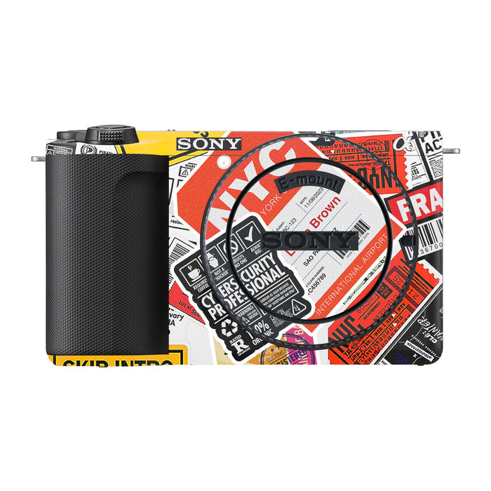 Tech Aesthetic Sticker Collage Sony ZV-E10 Mark II Camera Skin