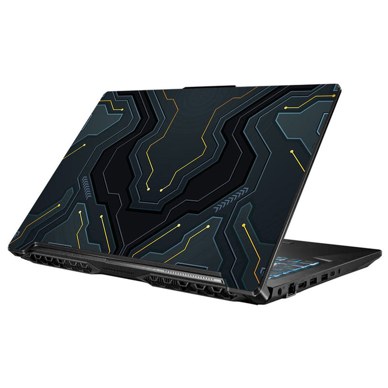 Futuristic Techno Asus TUF Gaming F17 FX706 Laptop Skin