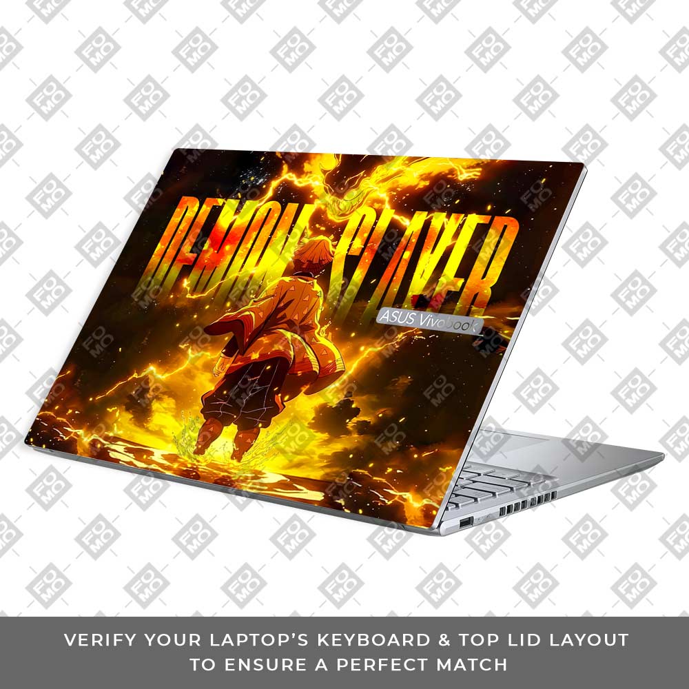 Zenitsu Lightning Strike Asus Vivobook 16X M1603QA Laptop Skin Laptop
