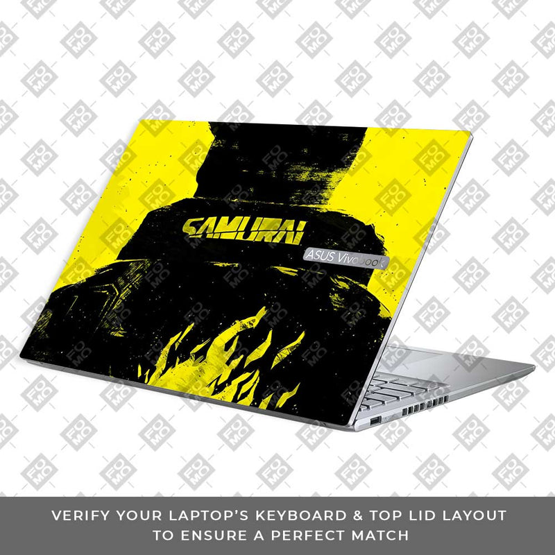 Backlit SAMURAI Jacket Asus Vivobook 16X M1603QA Laptop Skin Laptop Sk