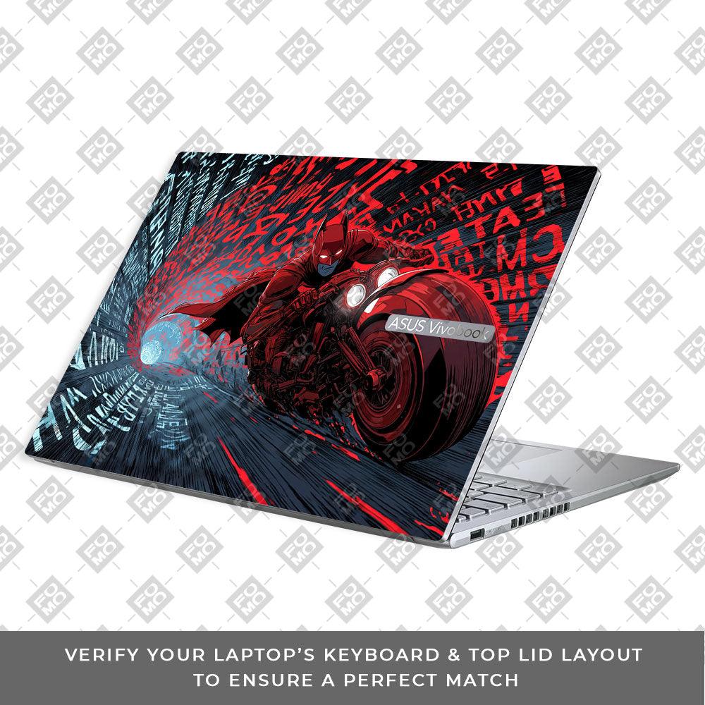 Dark Knight Overdrive Asus Vivobook 16X M1603QA 3D Laptop Skin