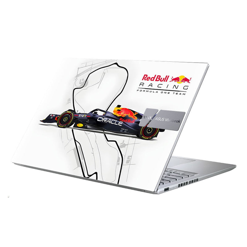Red Bull Racing in Action Asus Vivobook X1605ZA Laptop Skin