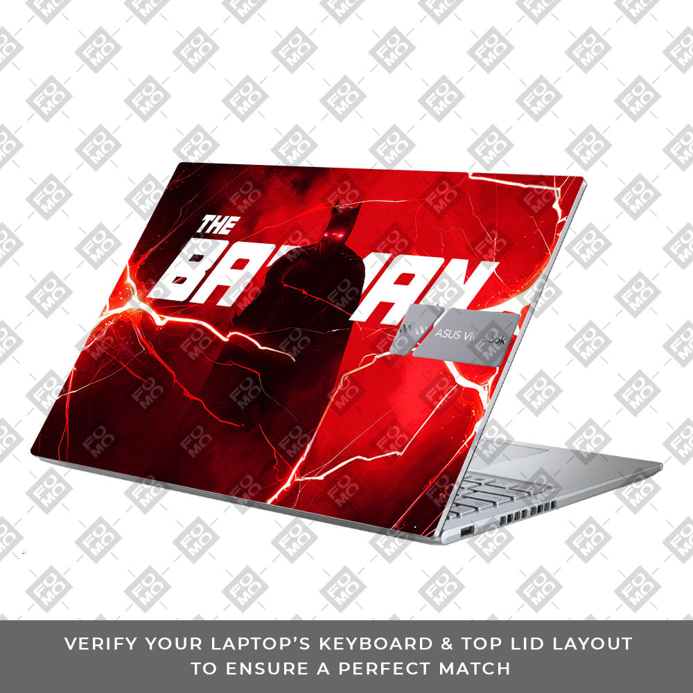 Red Rage Batman Asus Vivobook 16 X1605V 3D Laptop Skin